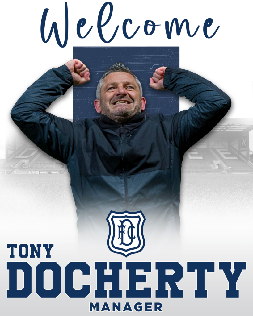 Tony Docherty appointed manager - Dundee Football Club - Official Website
