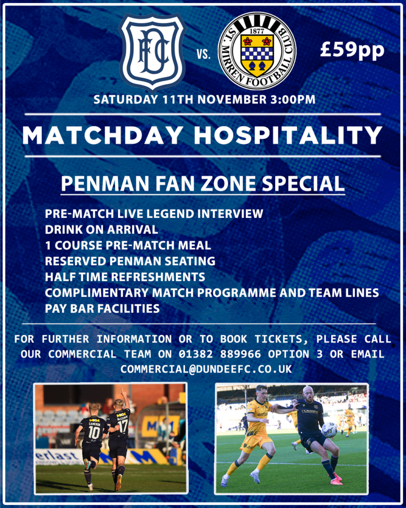 Penman Fan Zone Offer - St Mirren - Dundee Football Club - Official Website