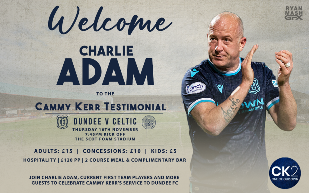 More guests for Cammy's testimonial - Dundee Football Club - Official ...