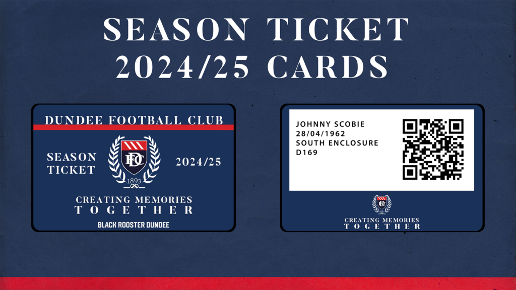 Season Ticket Cards - Dundee Football Club - Official Website