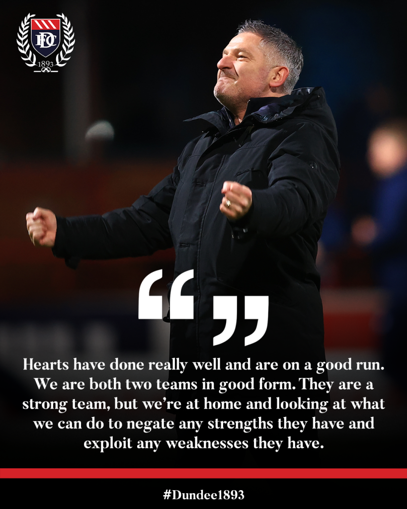 Hearts Match Preview | February 2025 - Dundee Football Club - Official ...